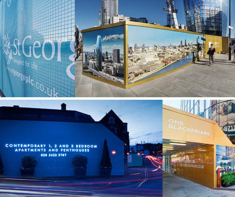 Top ten advertising site hoarding design tips for your development